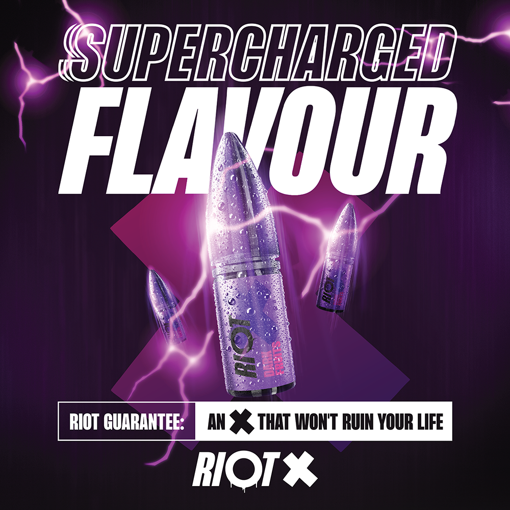 Riot X Supercharged Flavour — Rhythm N Vape