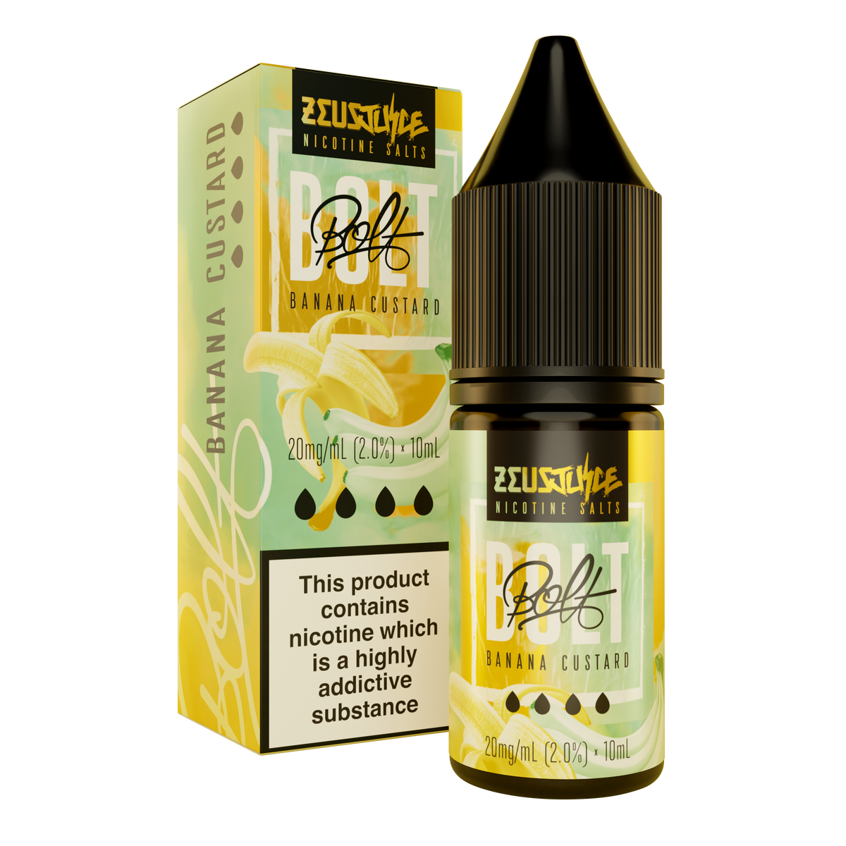Banana Custard - Bolt By Zeus – Rhythm N Vape LTD